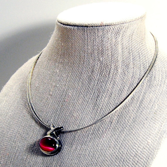 Jewelry | Cross W Large Stone Multi Strand Metal Collar | Poshmark